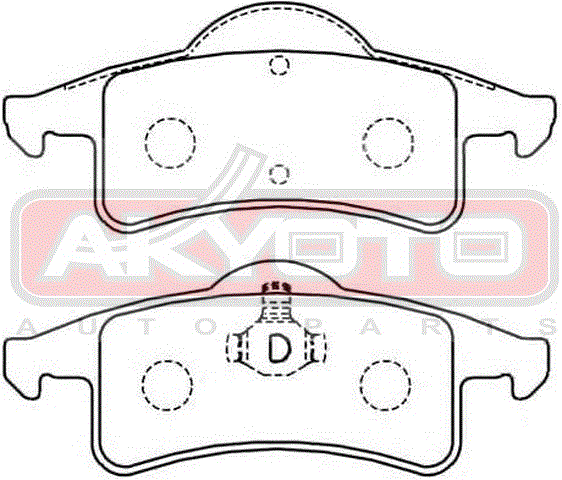 КОЛОДКИ ТОРМОЗНЫЕ ДИСКОВЫЕ ЗАДНИЕ | ASVA.ru | Запчасти для автомобилей ...